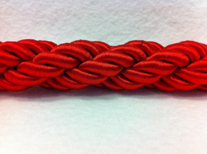 Rood koord tbv Afzetpaaltje chroom - Partyverhuur d’n Hangtafel